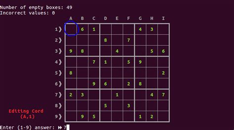 Sudoku Linux Game Mrjohnweez