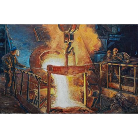 Купить картину Бригада в Москве от художника Бендер Валерий