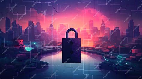 Premium Ai Image Internet Security Cybersecurity Nanotechnology Digital Crime Concept Data