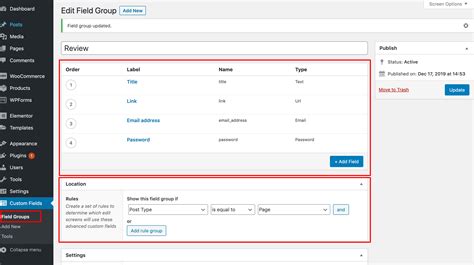 custom field widget themeisle docs