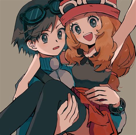 Serena And Calem Pokemon And More Drawn By Tyou Danbooru