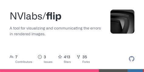 GitHub NVlabs Flip A Tool For Visualizing And Communicating The Errors In Rendered Images