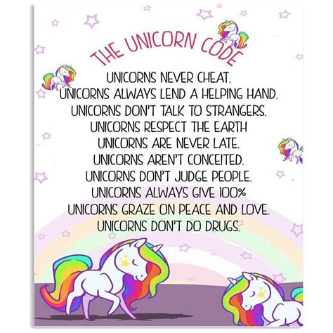 Cute The Unicorn Code Christmas T Vertical Poster Poster Art Design