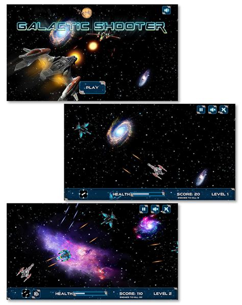 galactic shooter html5 construct 2 game by codethislab codecanyon