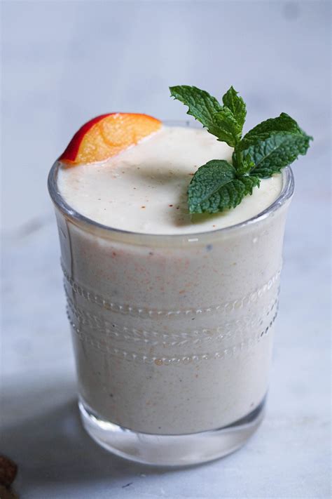 Creamy Peach Lassi Recipe Some Indian Girl