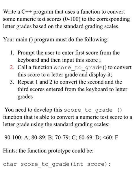 Solved Write A C Program That Uses A Function To Convert Chegg Com