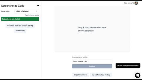 Screenshot To Code Youtube