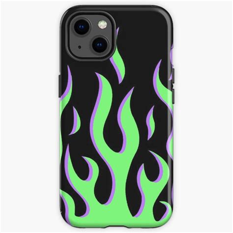 Wildflower Design Flames Fire Tough Phone Case Phone Cases Phone Case Check