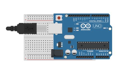 Circuit Design Servomotor Tinkercad