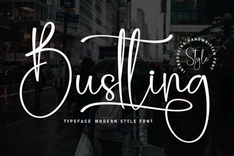 Bustling Script Font Download Free Font
