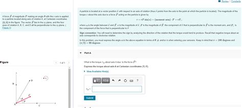 Solved A Particle Is Located At A Vector Position R With