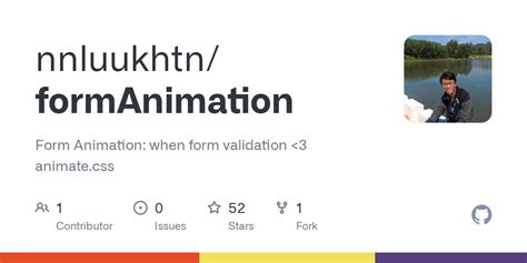 GitHub Nnluukhtn FormAnimation Form Animation When Form Validation
