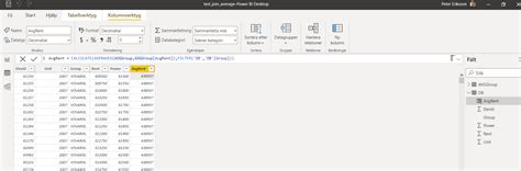Solved Lookup Table Using Filter To Wiev Average Mesaure Microsoft