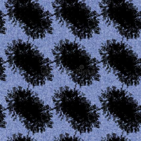 Denim Style Geometric Canvas Effect Seamless Texture Material