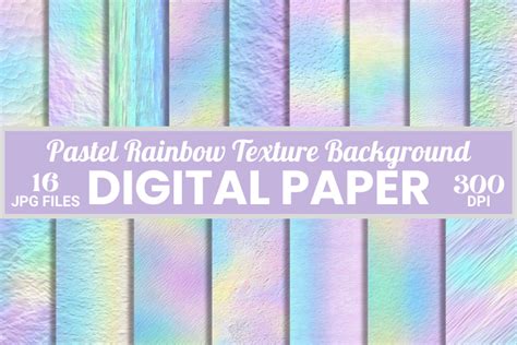 Soft Rainbow Gradient Texture Background Graphic By Creative River