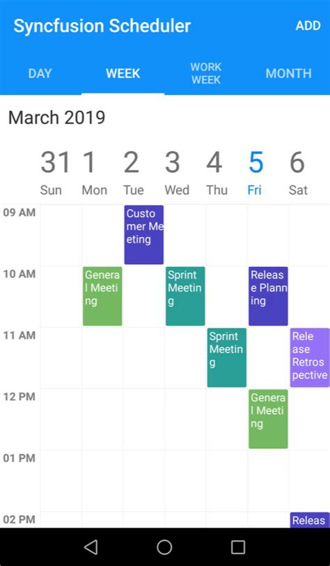 Appointment Scheduler In Xamarin Forms Syncfusion Code Examples