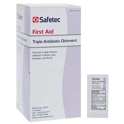 Safe Tec Clinical Products Safetec Triple Antibiotic Ointment 09gm