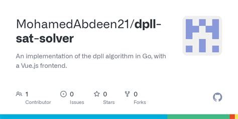 Github Mohamedabdeen21dpll Sat Solver An Implementation Of The Dpll
