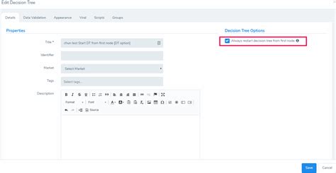 How To Always Restart The Decision Tree From The First Node Leadshook Knowledge Base