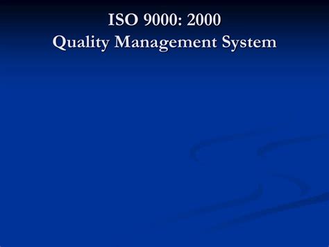 Ppt Iso 9000 Implementation Powerpoint Presentation Free Download Id 6802442