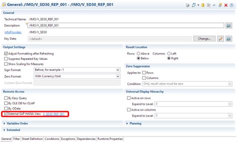 Usage Of Sap Hana Exit Variables For A Standard Re Sap Community