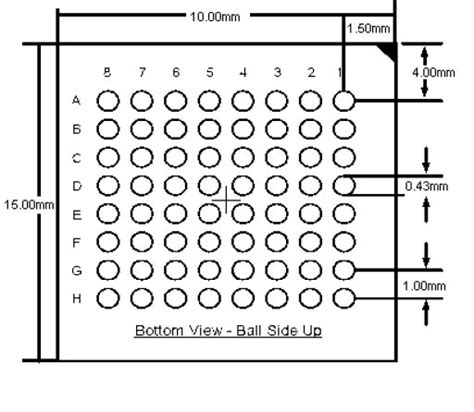 Kanda Wellon Pin BGA Adapter For Wellon Universal Programmers For Chips Mm X Mm