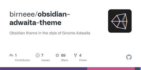 github birneee obsidian adwaita theme obsidian theme in the style of