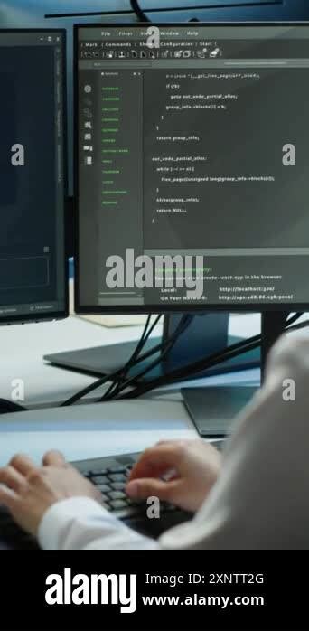 Vertical Video Software Developer In Data Center Ensuring System Can Handle Networking Tasks It
