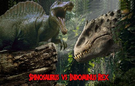 Spinosaurus Vs Indominus Rex Battle