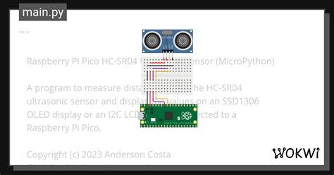 HC SR With MicroPython Copy Wokwi ESP STM Arduino Simulator