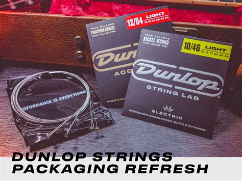 Dunlop Strings Packaging Refresh — Algam Benelux