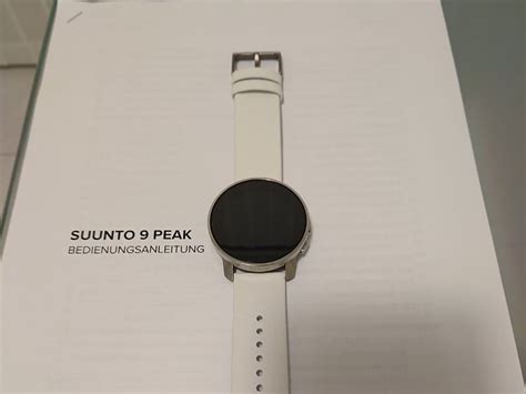 Suunto 9 Peak Titanium - Leather Strap Birch White | Kaufen auf Ricardo