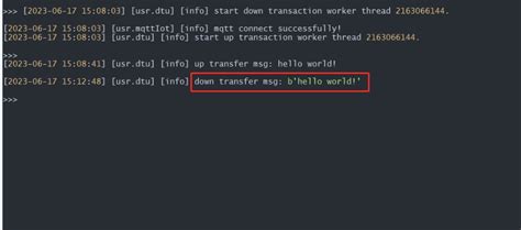 基于 Mqtt 协议的设备开发 Quecpython