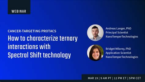 Nanotemper Technologies On Linkedin Cancer Targeting Protacs How To Characterize Ternary
