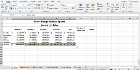 Using Absolute Cell References As Necessary In Cell G Construct A Formula To Calculate The