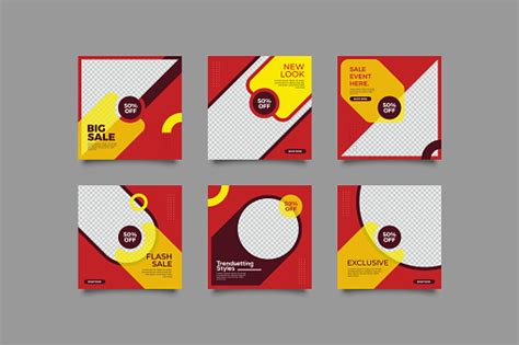 디지털 마케팅을 위한 편집 가능한 포스트 템플릿 소셜 미디어 배너 프로모션 브랜드 패션 이야기 스트리밍 벡터 일러스트레이션 벡터 0명에 대한 스톡 벡터 아트 및 기타 이미지