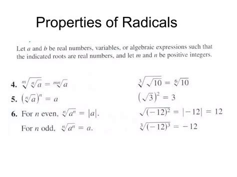 Exponential Form Radicals Pptx