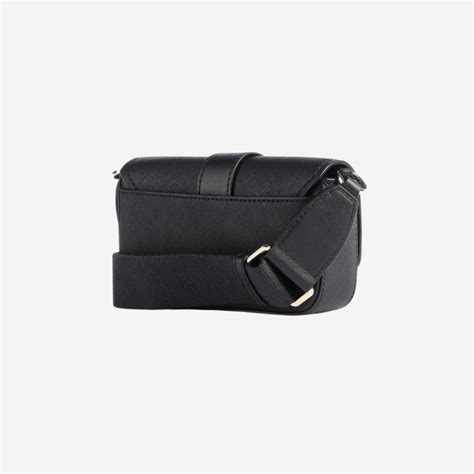 마이클 코어스 그린위치 엑스트라 스몰 사피아노 레더 슬링 크로스바디백 블랙 Michael Kors Kream