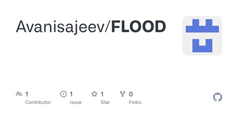 github avanisajeev flood
