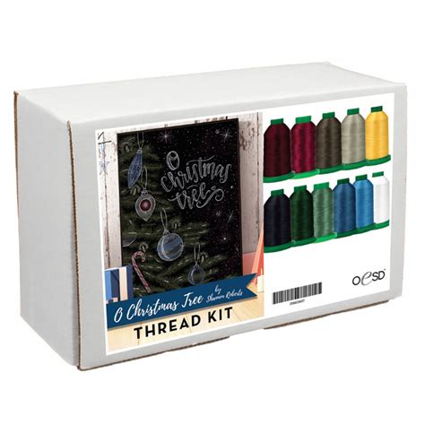 O Christmas Tree Tiling Scene Thread Kit Is90030kit Oesd My
