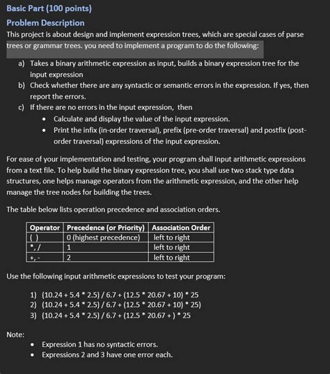 Solved Basic Part Points Problem DescriptionThis Chegg Com