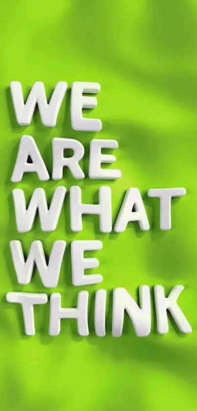 Inspirational Green Quote Wallpaper Free Download