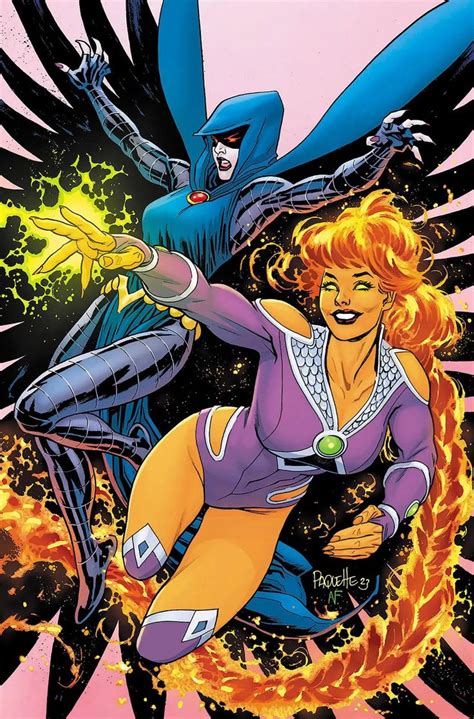 Starfire And Raven By Yanick Paquette Starfire And Raven Dc Comics Art