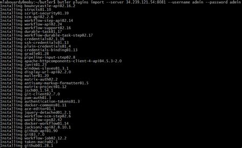 butler cli export import jenkins plugins and jobs tech entrepreneur