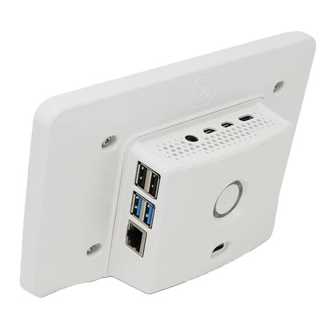 Power Button Case For Raspberry Pi 4 And Official 7 Touchscreen Display [discontinued] The Pi Hut