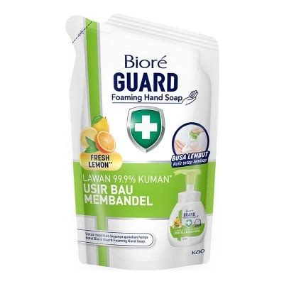 Biore Foaming Hand Soap Refill Biore Guard Hijau Antiseptic 250 Ml