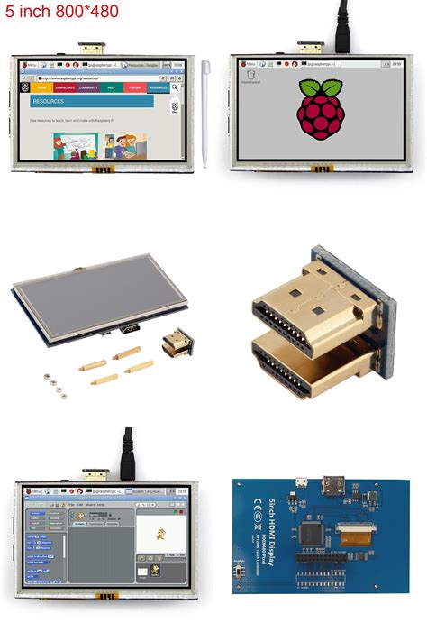 Raspberry Pi 5 Inch Touch Screen Xpt2046