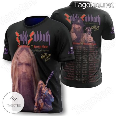 Zakk Sabbath Tour Forever Forever Tour T Shirt Hoodie Tagotee