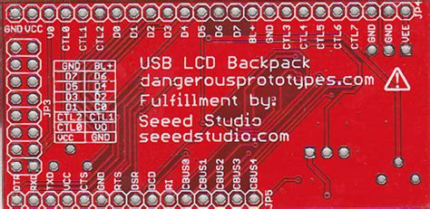 USB Universal LCD Backpack Design DP