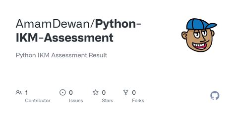 Github Amamdewanpython Ikm Assessment
